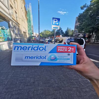 德国直邮 Meridol防蛀牙龈全效牙周护理牙膏 牙医推荐 亮白去渍