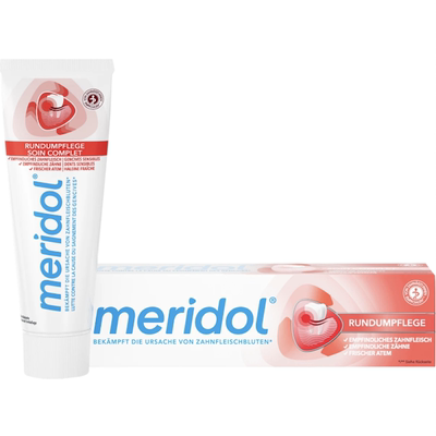 德国dm直邮 meridol全效护理牙膏 敏感牙龈牙周护理 防蛀护龈75ml