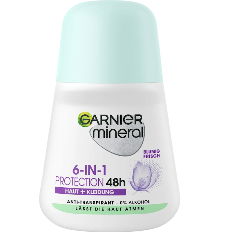 德国直邮 GARNIER mineral矿物质止汗滚珠48小时除臭剂防腋下潮湿
