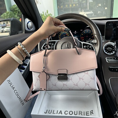 JULIA COURIER妈妈包百搭撞色小方包包女2026新款单肩斜挎手提包