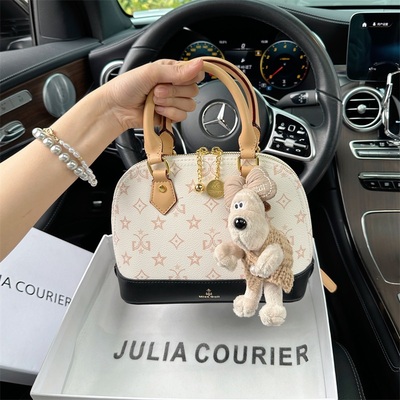 JULIACOURIER印花贝壳包折扣