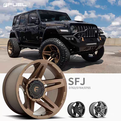 美国Fuel D763牧马人猛禽F150霸王龙公羊坦途D764765改装越野轮毂