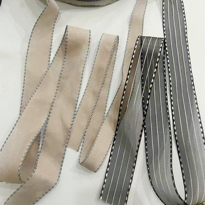 韩国织带跳线跳点丝带 手工diy蝴蝶结发饰礼帽礼盒辅料雪纱带5码