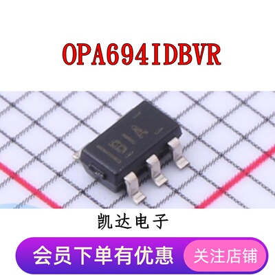 OPA694IDBVR 丝印BIA SOT23-5封装 全新原装 运算放大器 芯片IC