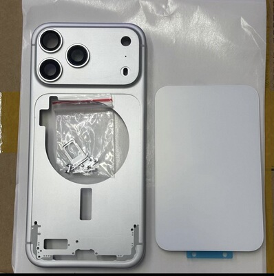 适用于iPhone苹果17promax中框17pm 玻璃后盖边框17pro后壳