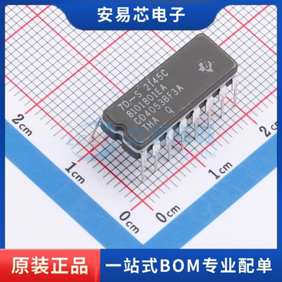 CD4053BF3A 封装DIP-16  信号开关/编解码器/多路复用器 全新原装