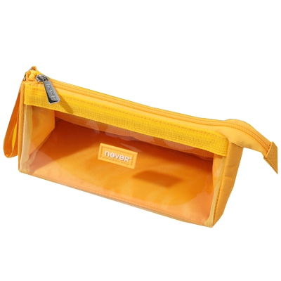 巨能笔袋never帆布高颜值小众