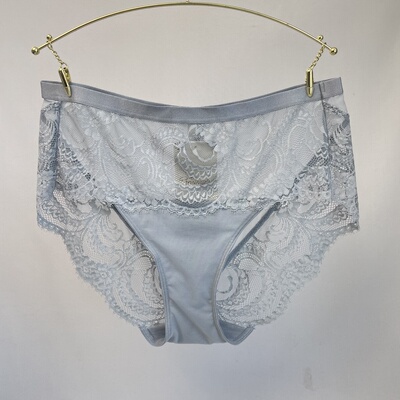 A34-黛**Premium金致蕾丝中腰平角裤87R2368 no退换