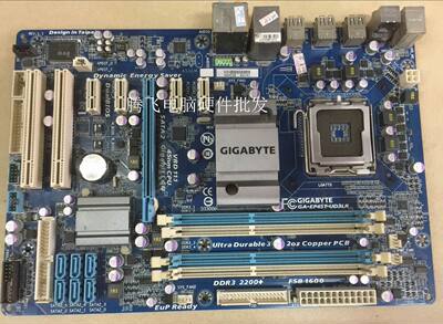 技嘉GA-EP45T-UD3LR 775针P45全固态独立大板DDR3板支持阵列P45T