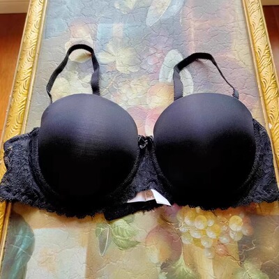艾塔丽丝 德国ENSOR* 新品女士下厚上薄半杯蕾丝边性感文胸75C80B