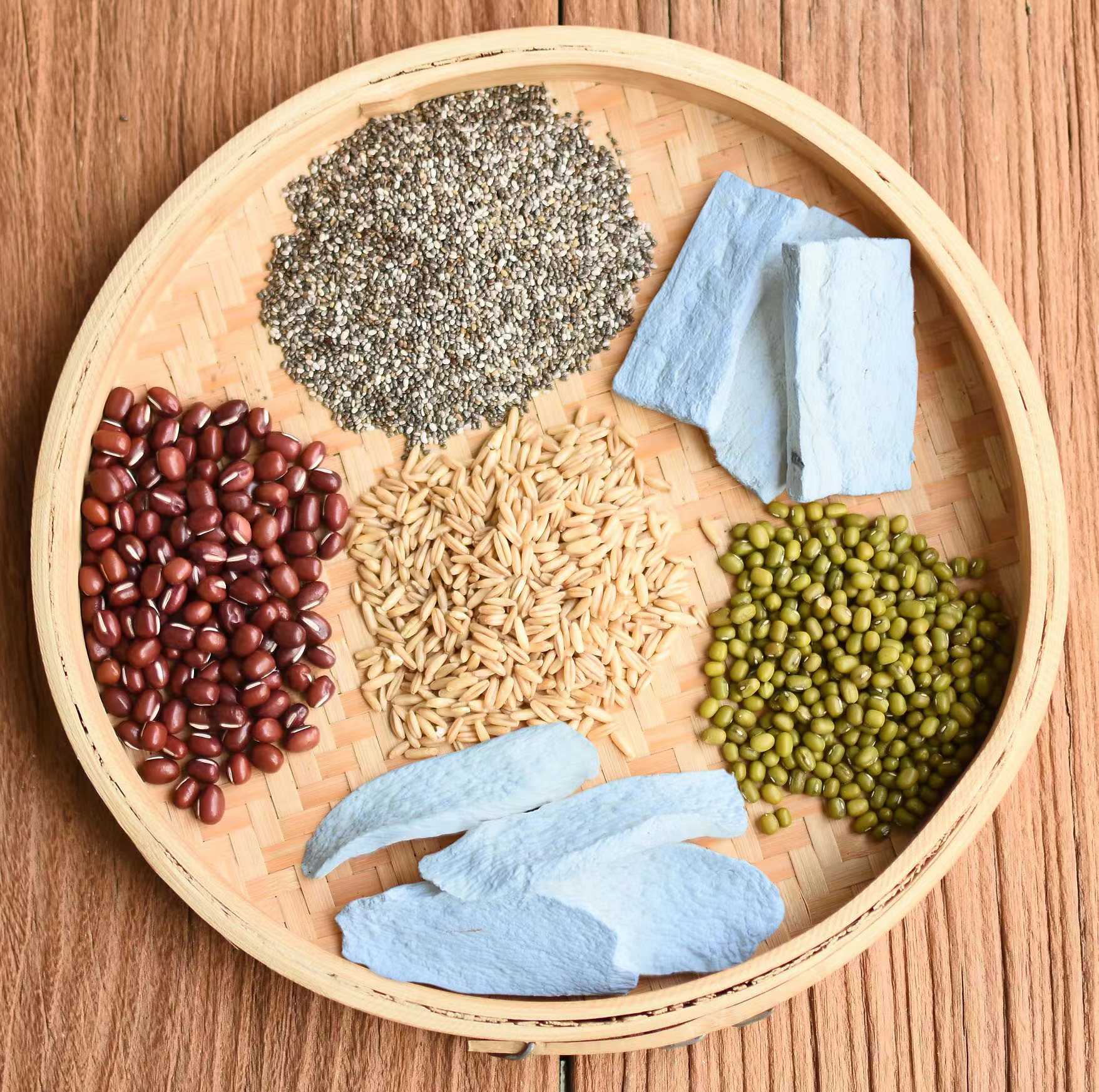 阿静磨坊 现磨铁棍怀山药葛根绿豆红豆燕麦粉奇亚籽500g 饱腹代餐