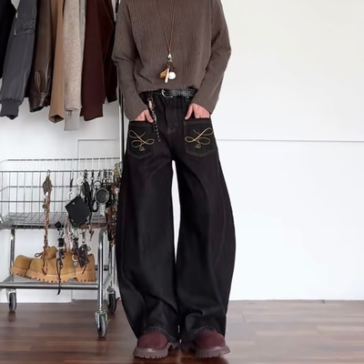 现货 春季男女牛仔裤8534p42