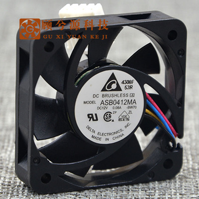 台达  4010 ASB0412MA 12V 0.08A 4CM 4线 交换机 超静音散热风扇