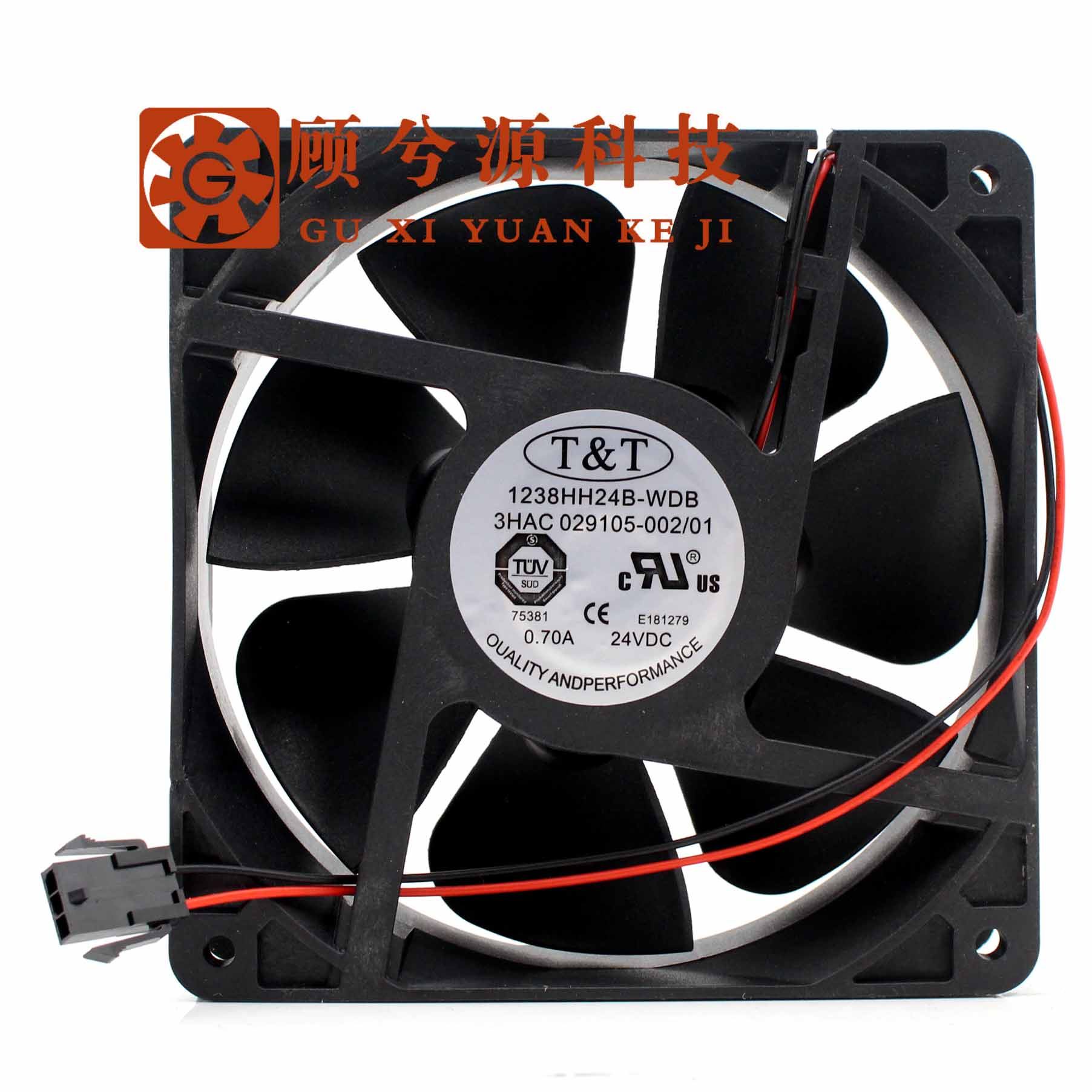 T T 1238HH24B-WDB ABB机器人风扇 3HAC029105-001 002 24V 0.70A_虎窝淘