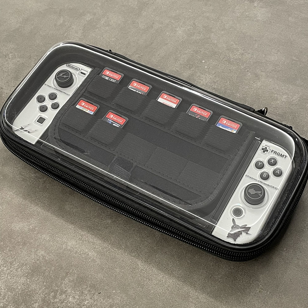 任天堂switch收纳包switcholed保护套ns健身环硬包switchlite盒透_虎窝淘