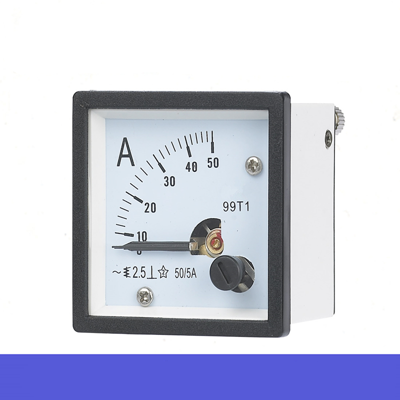 面板式电流表 99T1 SQ48-A指针电流表 2.5级单相交直流电流表45mm_虎窝淘