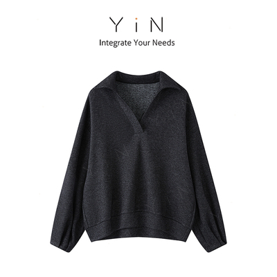 「MTT」确收打七折  绵羊毛混纺衬衫POLO领半拉链上衣TT53H016