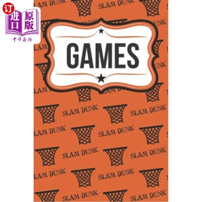 海外直订Favorite Games Activity Book for Basketball Fans: Fun Distractions for Kids and  篮球迷最喜欢的游戏活动书: