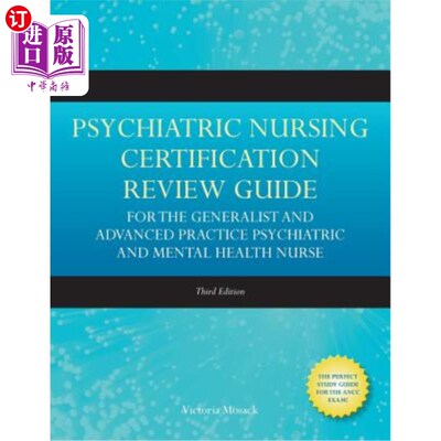 海外直订医药图书Psychiatric Nursing Cert Review Guide for the Gen Gen精神科护理证书审核指南