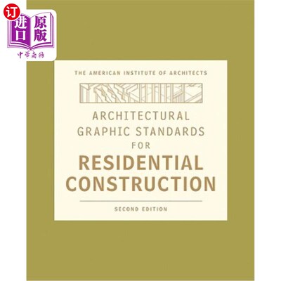 海外直订Architectural Graphic Standards for Residential Construction 住宅建筑图形标准“，