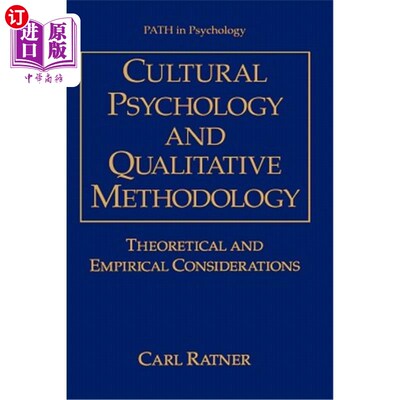海外直订Cultural Psychology and Qualitative Methodology: Theoretical and Empirical Consi 文化心理学与定性方法论:理