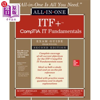 海外直订Itf+ Comptia It Fundamentals All-In-One Exam Guide, Second Edition (Exam Fc0-U61 Itf+ Compt