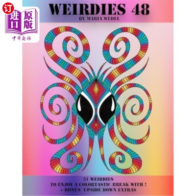 海外直订Weirdies 48: Color A Weirdie A Day ! 怪人48：每天给怪人涂颜色！