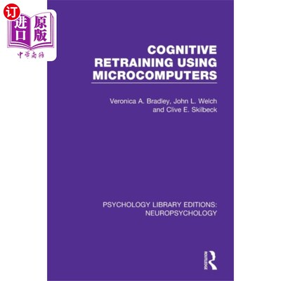 海外直订Cognitive Retraining Using Microcomputers 利用微型计算机进行认知再训练
