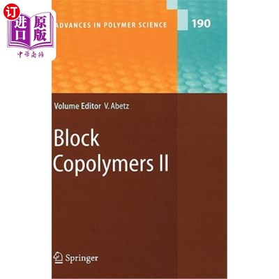 海外直订Block Copolymers II 嵌段共聚物II