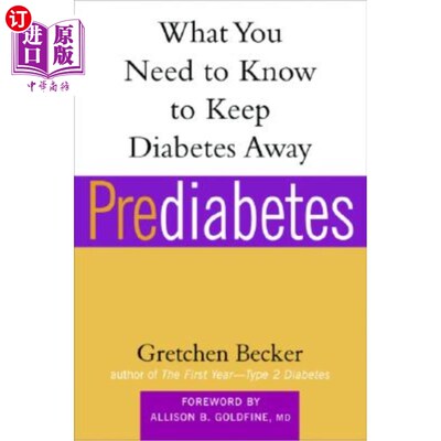海外直订医药图书Prediabetes: What You Need to Know to Keep Diabetes Away 糖尿病前期:你需要知道的让糖尿病远离