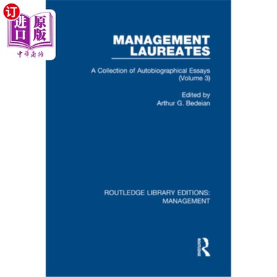 海外直订Management Laureates: A Collection of Autobiographical Essays (Volume 3) 管理获奖者：自传体散文集（第3卷）