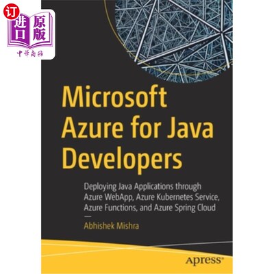 海外直订Microsoft Azure for Java Developers: Deploying Java Applications Through Azure W 面向Java开发人员