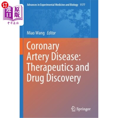 海外直订医药图书Coronary Artery Disease: Therapeutics and Drug Discovery 冠状动脉疾病:治疗和药物发现