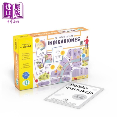El juego de las indicaciones A2 - B1 指路游戏 A2-B1 西班牙语语法和词汇游戏 西班牙文原版进口 西班牙语学习【中商原版】