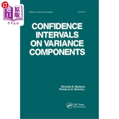 海外直订Confidence Intervals on Variance Components 方差分量的置信区间