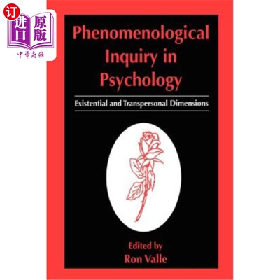 海外直订医药图书Phenomenological Inquiry in Psychology: Existential and Transpersonal Dimensions 心理学中的现象学探