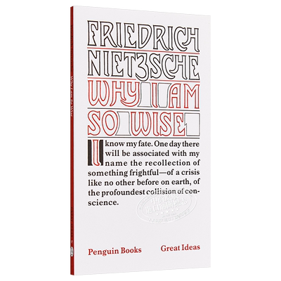 预售 尼采：天才，舍我其谁？ 英文原版 Penguin Great Ideas : Why I Am So Wise Friedrich Nietzsche【中商原版】