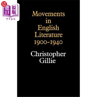 海外直订Movements in English Literature 英国文学运动