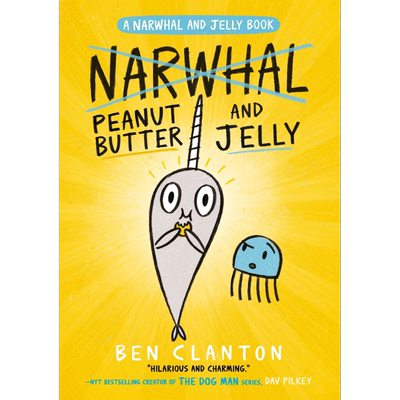现货 A Narwhal and Jelly book—Peanut Butter and Jelly#3花生酱和水母果冻#3 英文原版 进口儿童绘本 故事图画书【中商原版】