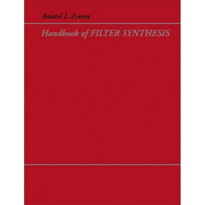 现货 滤波器综合手册 Handbook Of Filter Synthesis 英文原版 Anatol Zverev【中商原版】