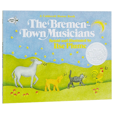现货 【中商原版】英文原版 凯迪克  音乐家 The Bremen-Town Musicians/ Ilse Plume