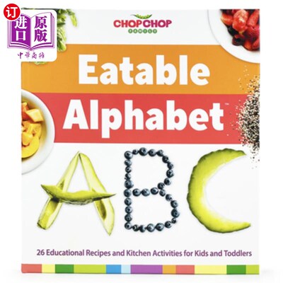海外直订Chopchop Eatable Alphabet 可食用的字母表