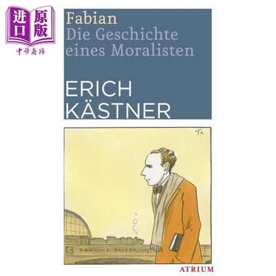 【德文版】埃里希凯斯特纳 法比安 Fabian Die Geschichte eines Moralisten Erich Kastner 作者自传 电影原著德语原版