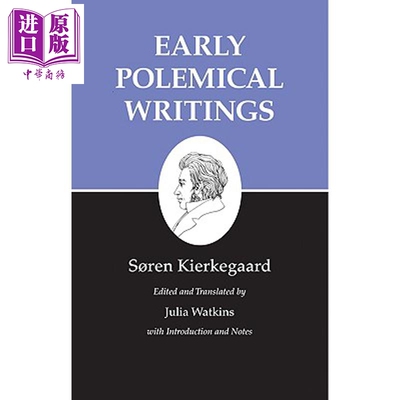 预售 克尔凯郭尔文集 1 Early Polemical Writings 英文原版 Soren Kierkegaard【中商原版】