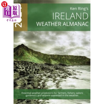 海外直订Ireland Weather Almanac 2024 (Hardback) 爱尔兰天气年鉴2024（精装本）