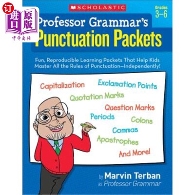 海外直订Professor Grammar's Punctuation Packets: Fun, Reproducible Learning Packets That 教授语法的标点符号包：有趣