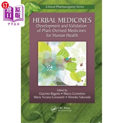 海外直订医药图书Herbal Medicines: Development and Validation of Plant-Derived Medicines for Huma 草药：人类健康植物
