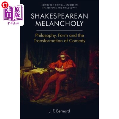 海外直订Shakespearean Melancholy 莎士比亚的忧郁