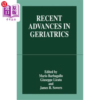 海外直订医药图书Recent Advances in Geriatrics 老年医学的新进展