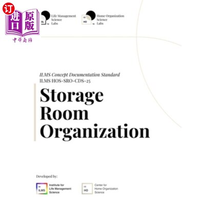 海外直订ILMS Concept Documentation Standard - Storage Room Organization (HOS-SRO-CDS-25) ILMS概念文件标准-储藏室组